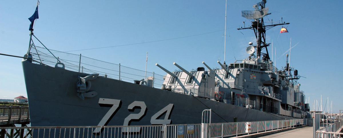 Artifacts from the Historic Destroyer USS Laffey Headed to France for D ...