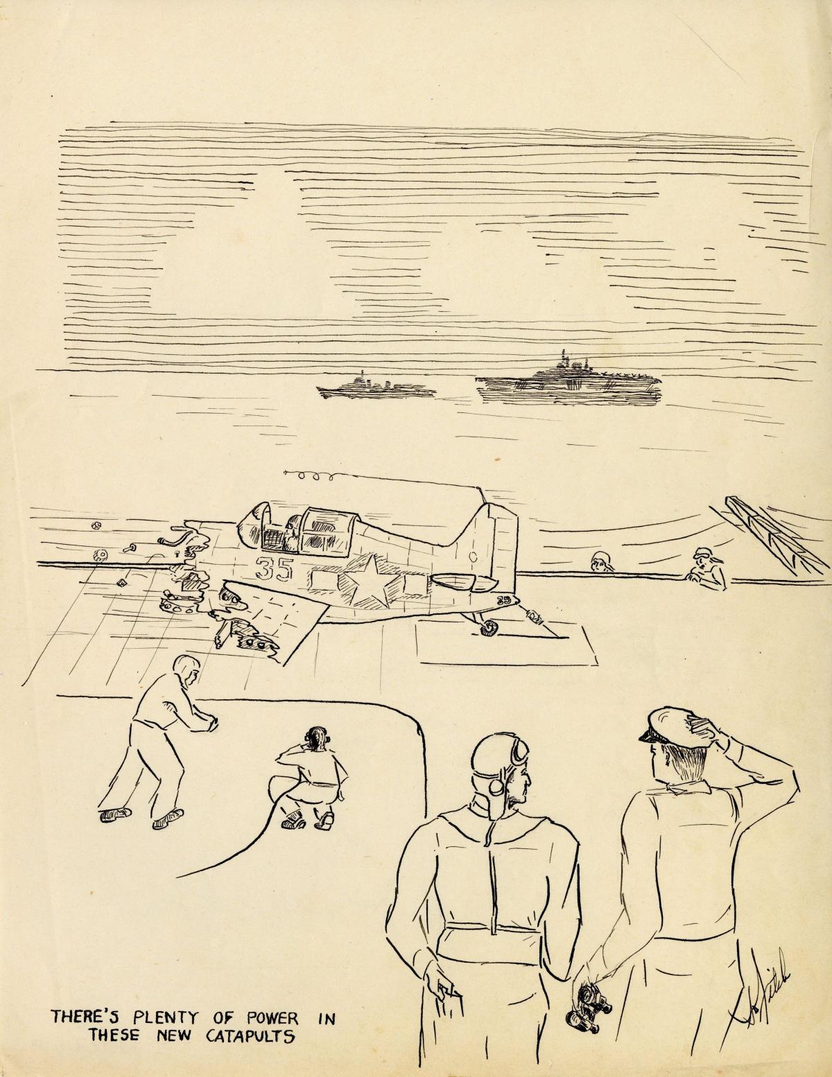 Stephen Fitch's Comic Drawings | Patriots Point Naval & Maritime Museum