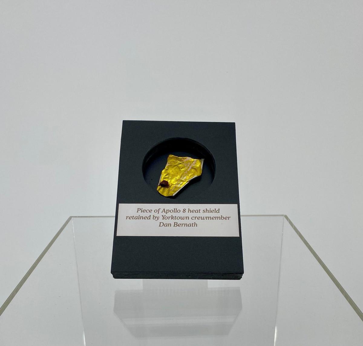 Heat Shield from the Apollo 8 | Patriots Point Naval & Maritime Museum