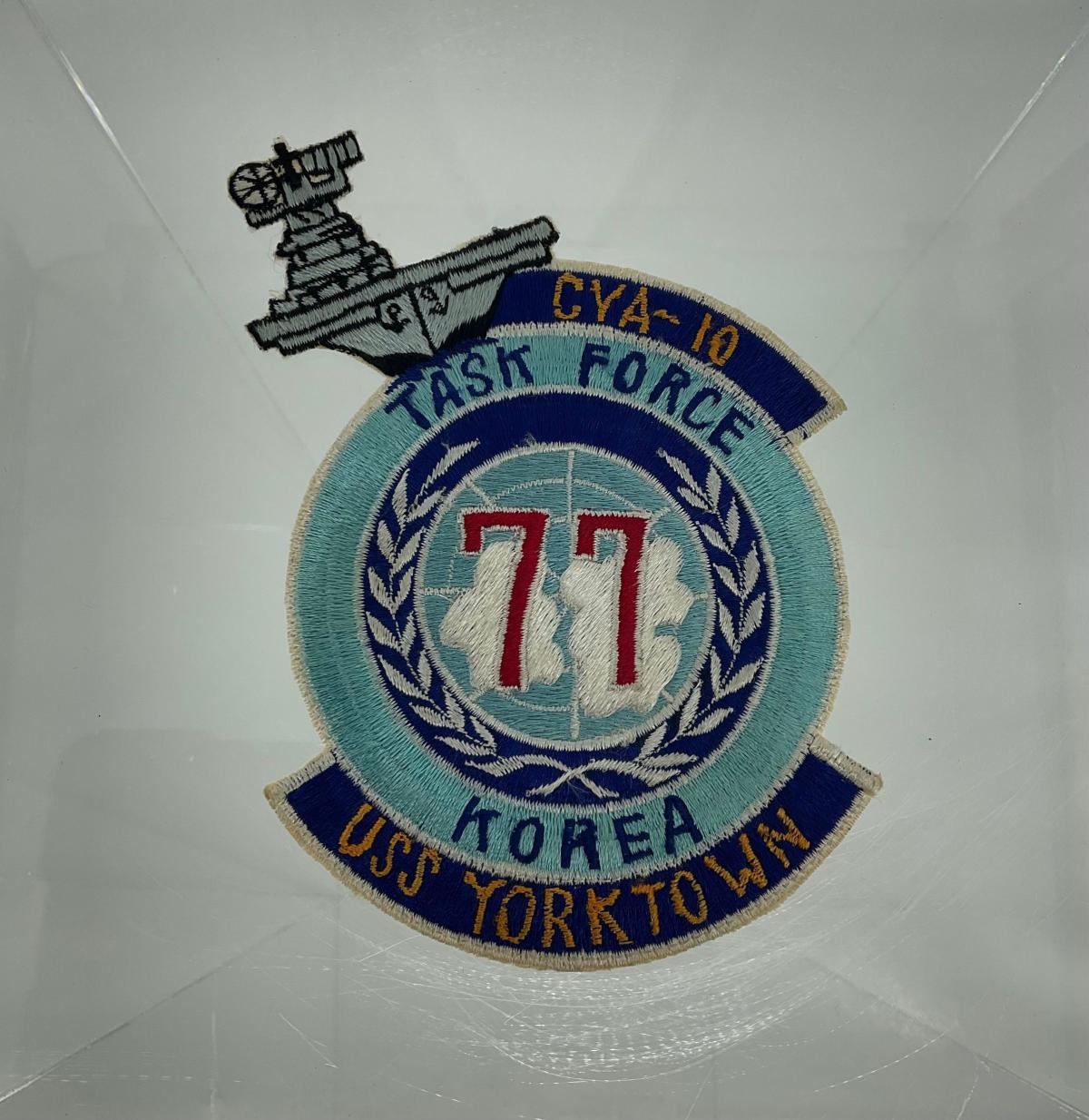 Task Force 77 USS Yorktown (CVA-10) Patch | Patriots Point Naval ...