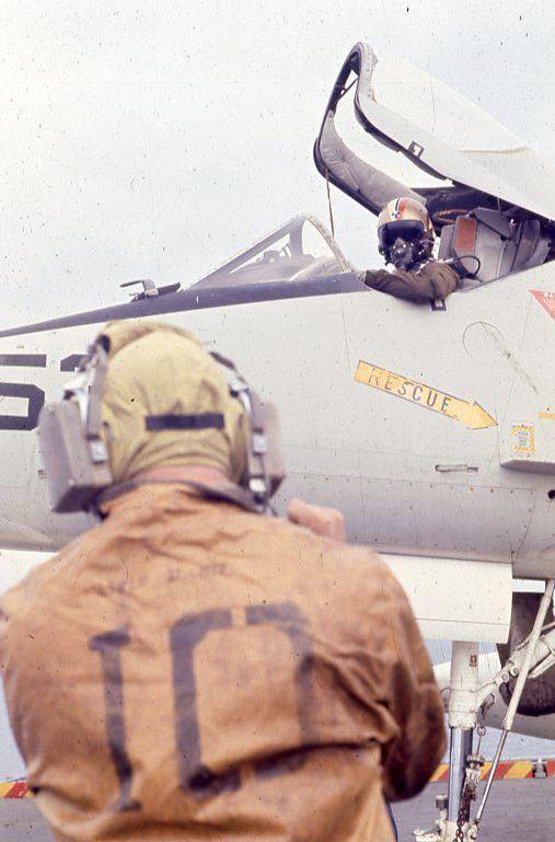 Unidentified Pilot in his Jet | Patriots Point Naval & Maritime Museum