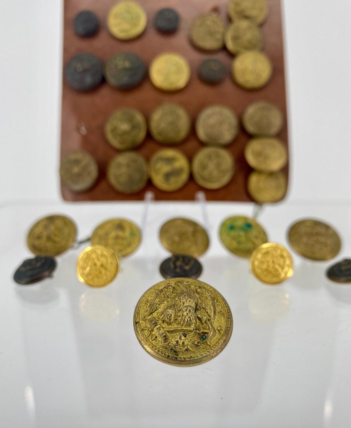 US Naval Officer Uniform Buttons | Patriots Point Naval & Maritime Museum