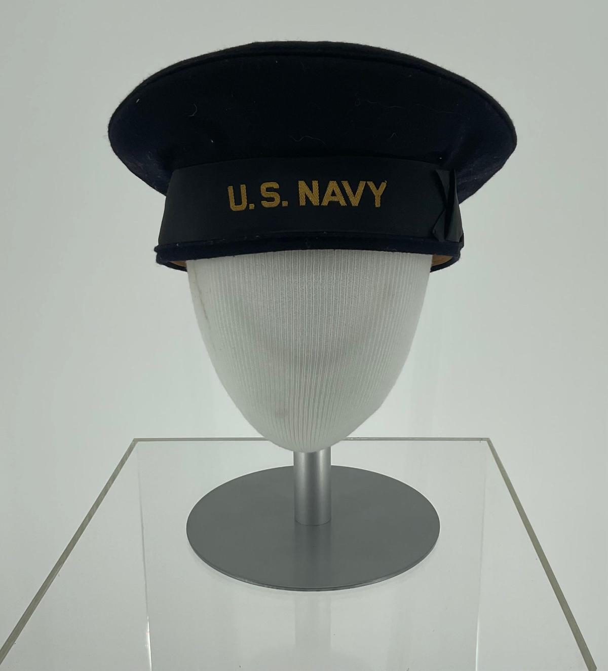 US Navy Navy Flat Cap | Patriots Point Naval & Maritime Museum