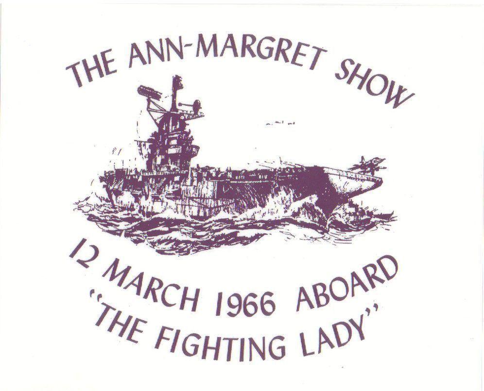 An Announcement for the Performance of Ann-Margret Aboard the USS ...