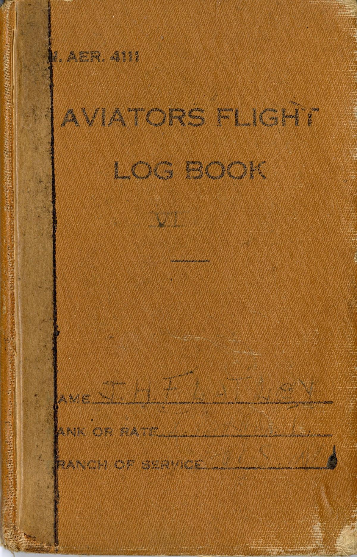 Aviators Flight Log Book (1942-1948) of James H. Flatley, Jr ...