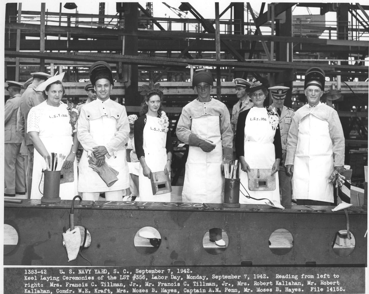 Keel Laying | Patriots Point Naval & Maritime Museum
