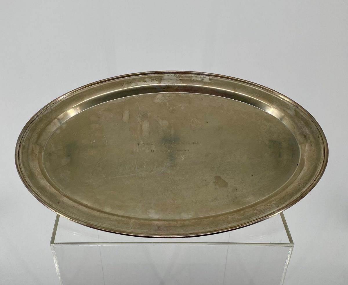 Silver Wedding Platter | Patriots Point Naval & Maritime Museum