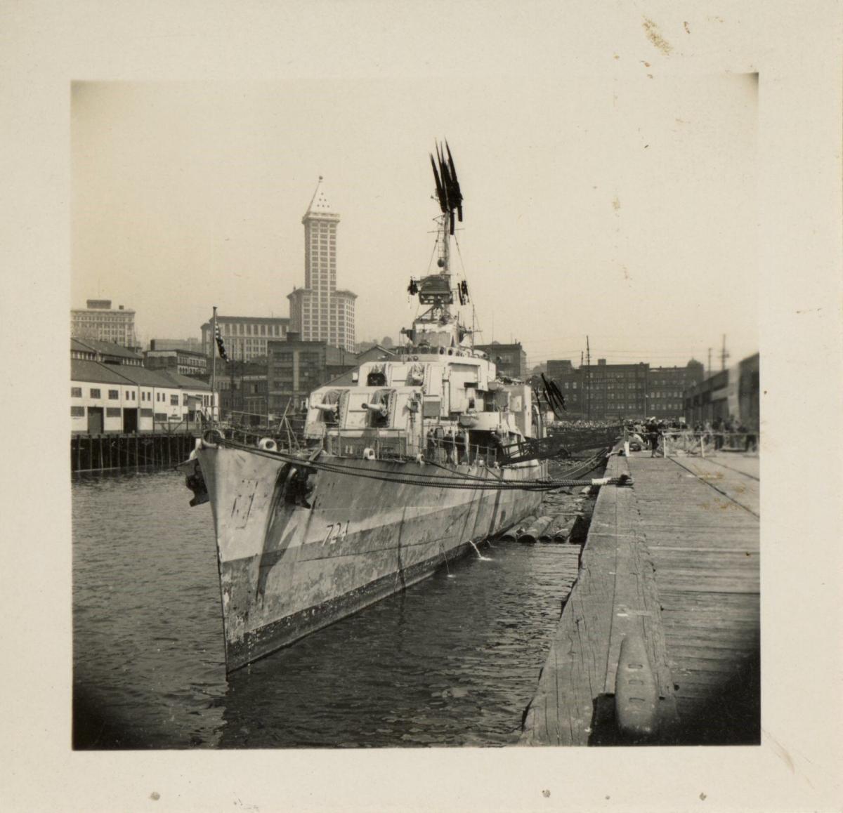 Set of USS Laffey Damage Photographs, Tacoma, Washington | Patriots ...