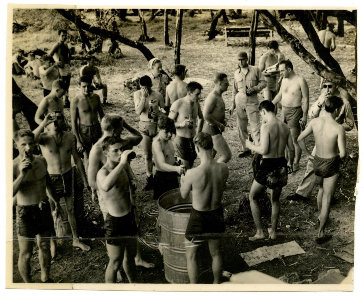 Shore Liberty at Ulithi Island,1944 | Patriots Point Naval & Maritime ...