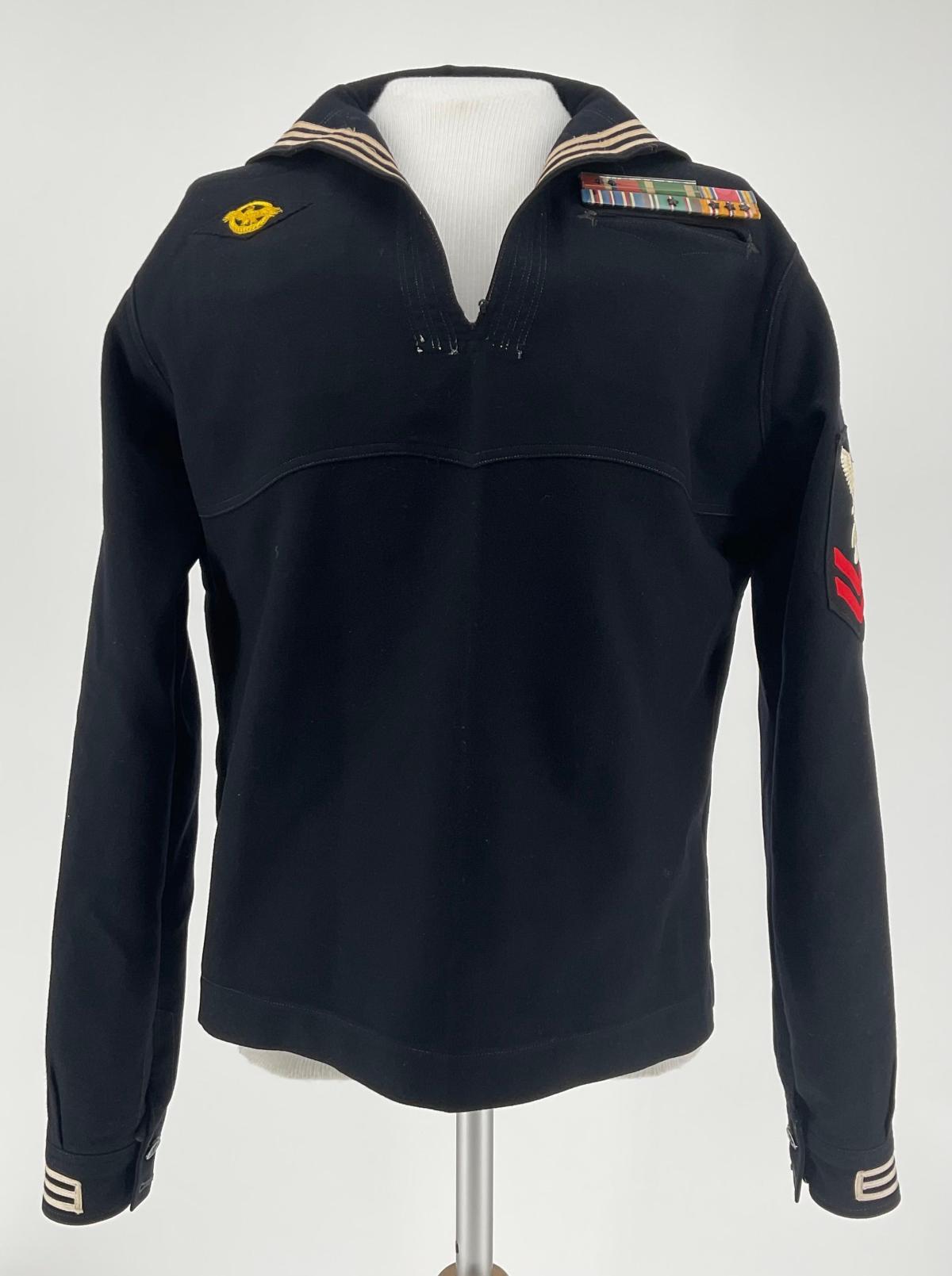 US Navy Dress Blue Uniform Jumper | Patriots Point Naval & Maritime Museum