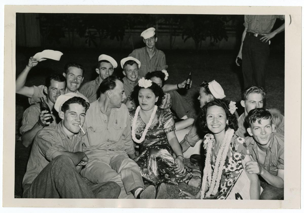 Sailors Enjoying a Shore Party in Hawaii | Patriots Point Naval ...