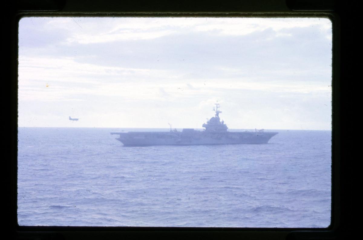 Sideview of a Plane Landing | Patriots Point Naval & Maritime Museum