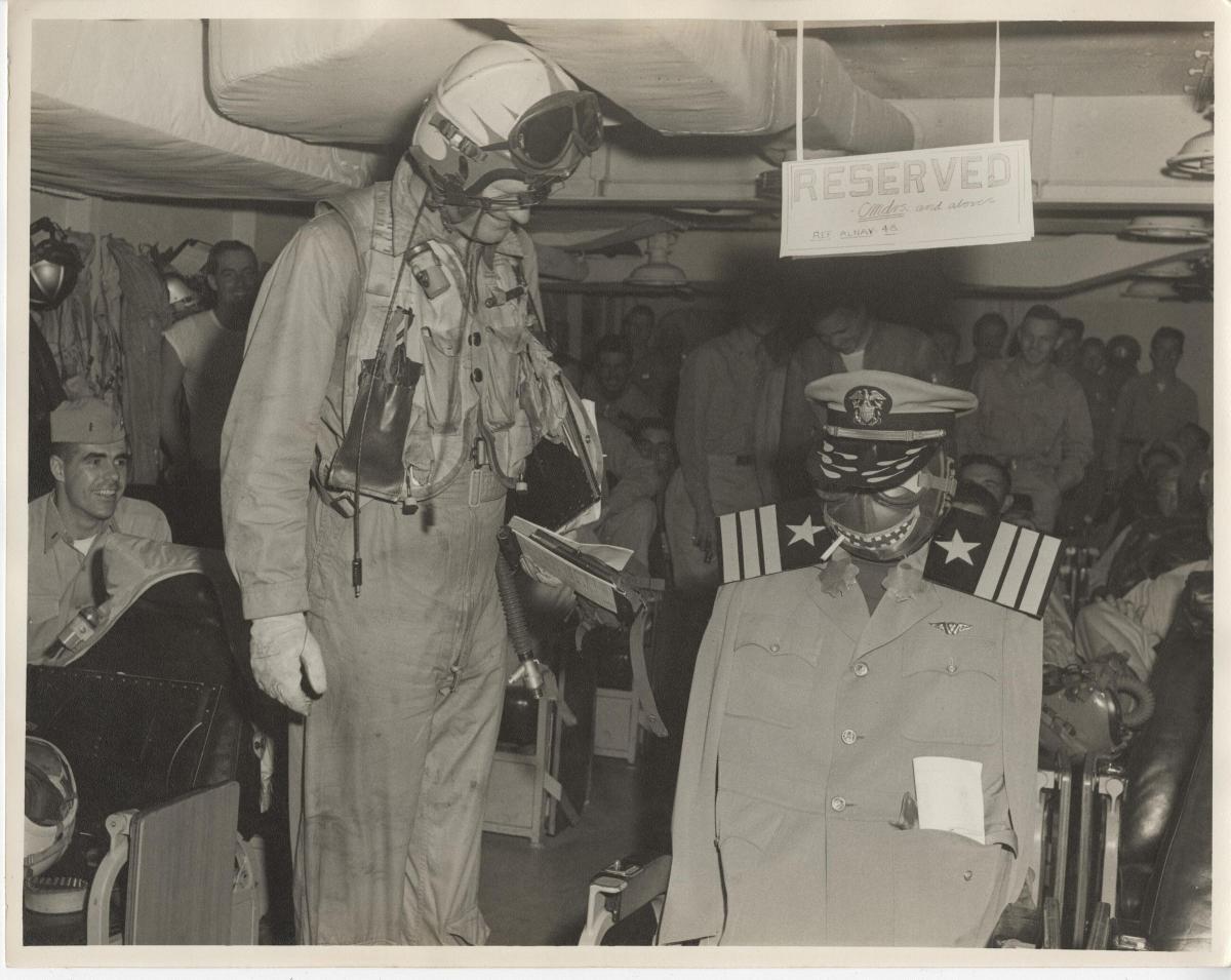 Attack Squadron Sixty-Five Letting Commander Thompson Know About His ...
