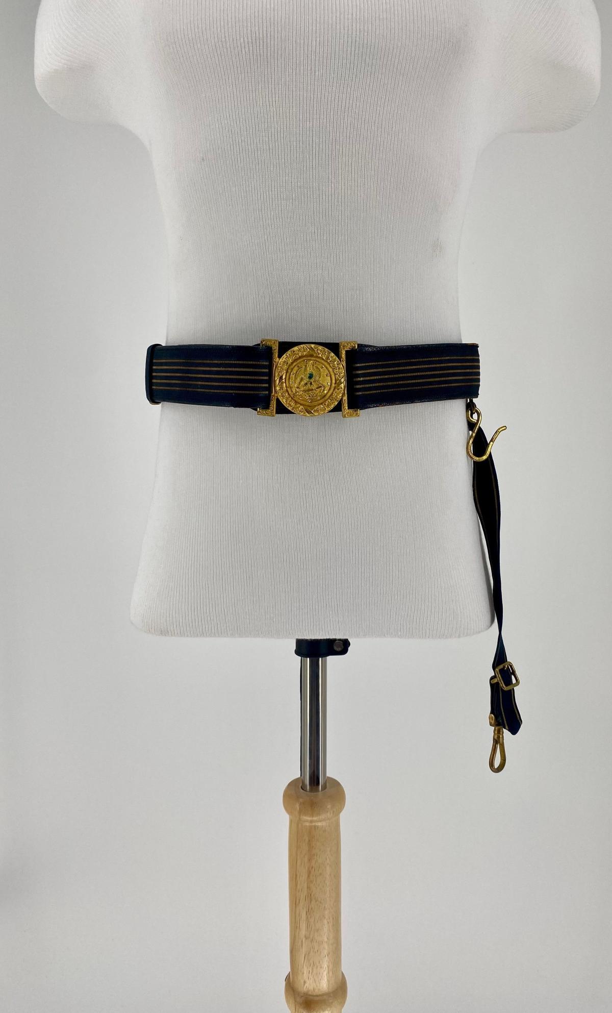 US Navy Officer Sword Belt of Frederick Becton | Patriots Point Naval ...