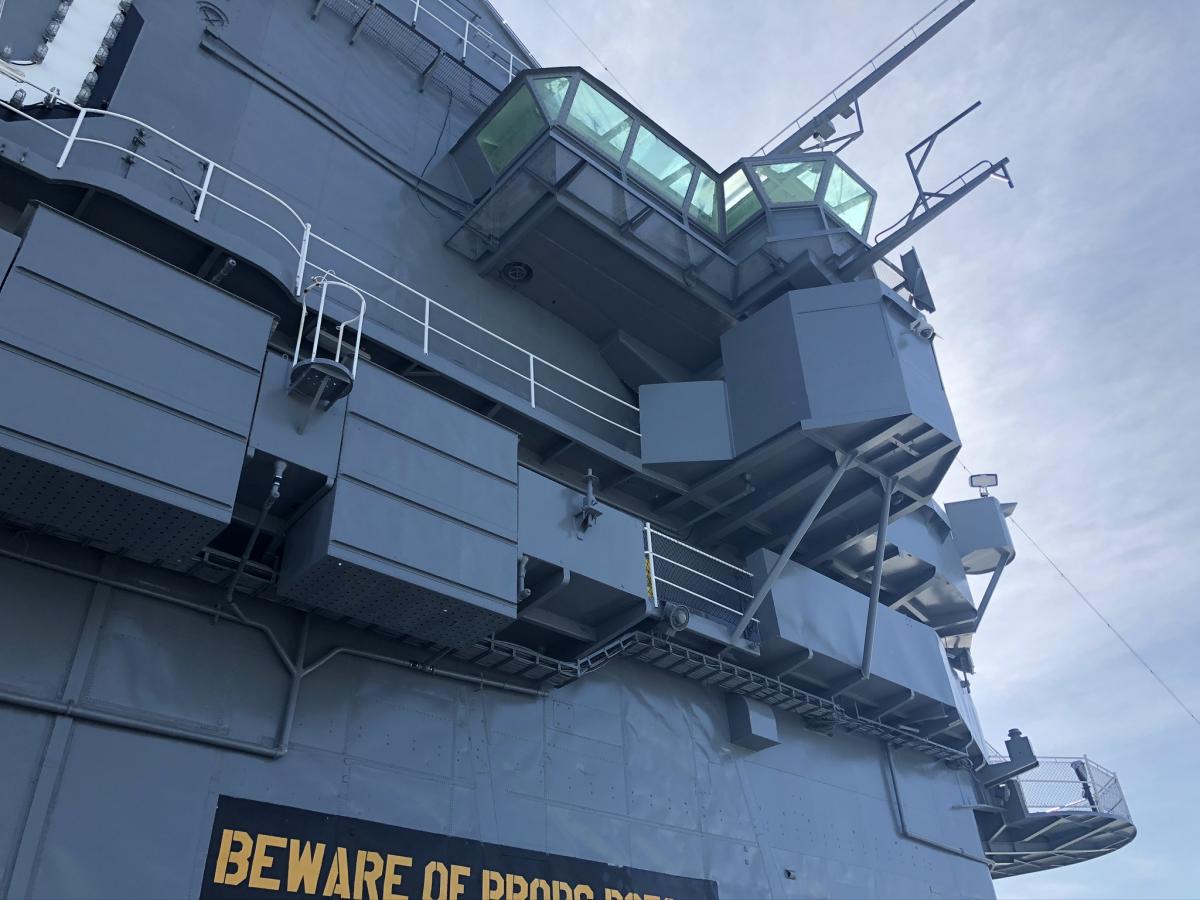 Patriots Point Restoring USS Yorktown Pri-Fly | Patriots Point Naval ...